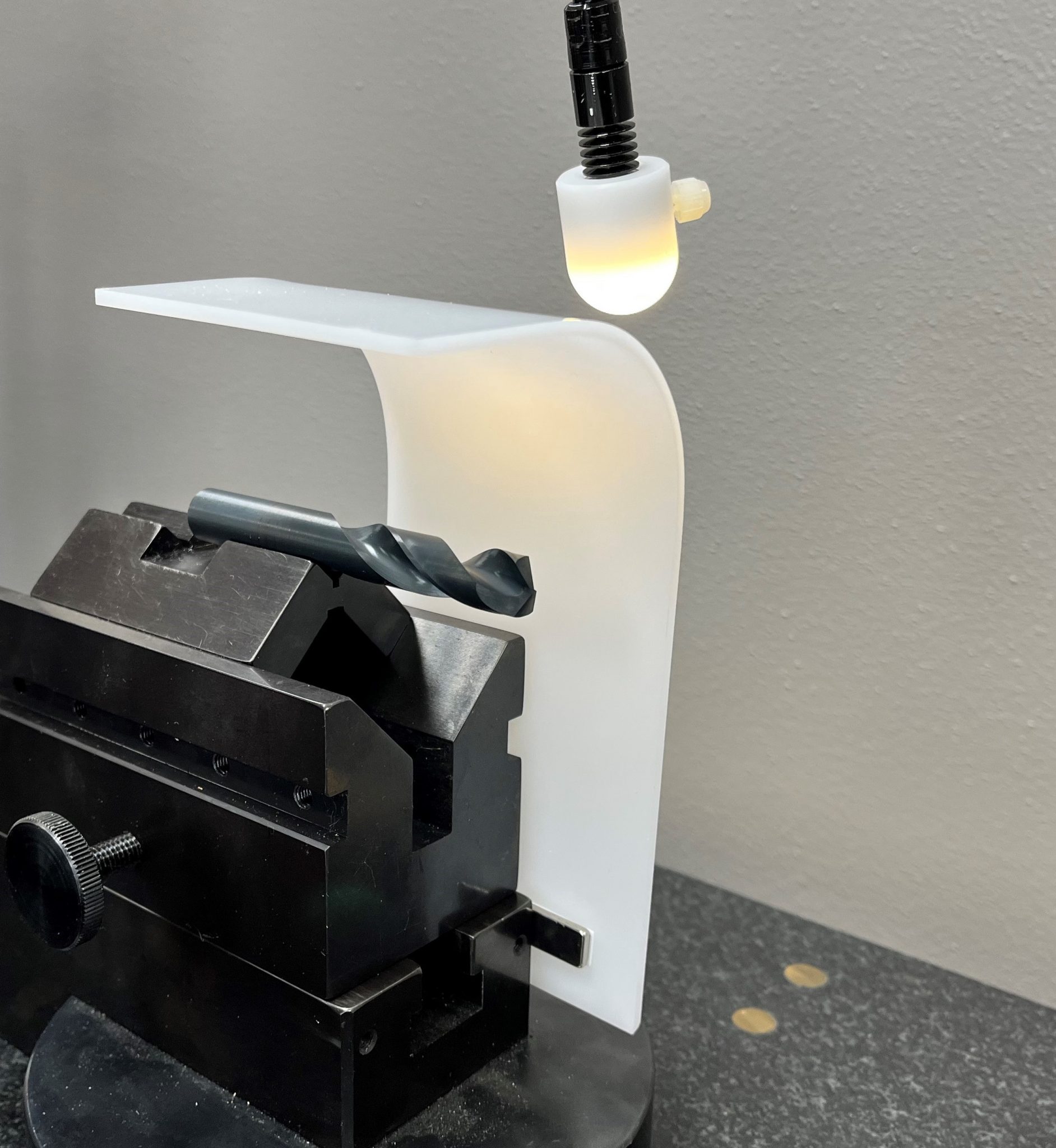 Curved magnetic light diffuser plate Main | PG Inspection Technologies